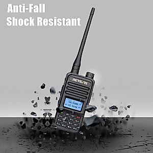 Retevis RT85 2 Way Radios Walkie Talkies Long Range, Walkie Talkies with Speaker Mic, Professional Two Way Radios for Manufacturing, Industrial, Worksite(4 Pack)