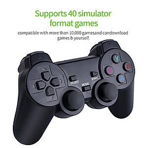 NC Video Game Console Quad-Core HDMI TV Home Handheld Game Console Simulator 2.4G, 10000+ Games, with Game Handle