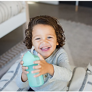 Boon Swig Toddler Silicone Straw Cup, 9 Ounces