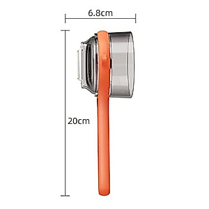 Bothyi Vegetables Peeler Multifunctional Potato Peeler Comfortable Grip Sharp Stainless Steel Blade Kitchen Gadgets Peeling Machine for Potatoes, orange