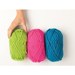 Knit Picks Tuff Puff 100% Wool Super Bulky Yarn Yellow - 100 Gram Skein (Canary)