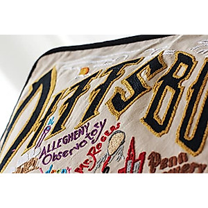 Catstudio Pittsburgh Embroidered Decorative Throw Pillow