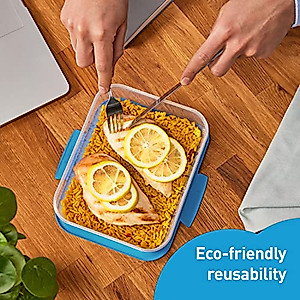 Sistema Nest It Food Storage Containers with Lids, Multicolor, (Pack of 8)