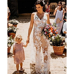 2Bunnies Girl Baby Toddler Vintage Lace Pom Pom Flutter Sleeve Easter Birthday Outfit Dress (Dusty Pink, 2T)