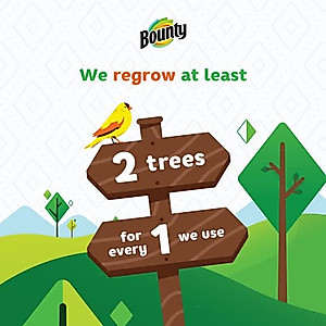 Bounty Select-A-Size Paper Towels, White, 8 Double Plus Rolls = 20 Regular Rolls