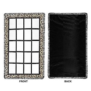 40"X60" Sublimation Blanks Throw Blanket for Heat Press, Baby Printed Blanket, Super Soft Flannel Blankets Custom Personalised Sublimation Photo with 20 Panel