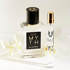 Ellis Brooklyn MYTH Eau De Parfum - Musk Perfume For Women with Bergamot, Tiger Orchid, Jasmine Musks, & Patchouli, Vegan Perfume Made In The USA