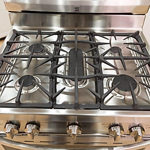 Upgraded A00263801 Grate Replacement for Kenmore Stove Parts Range Burner Grate, Frigidaire Gas Range Parts Cast Iron Center Grate Gas Cooktop Parts Stove Top Grate Cookware Accessories 1 Pack