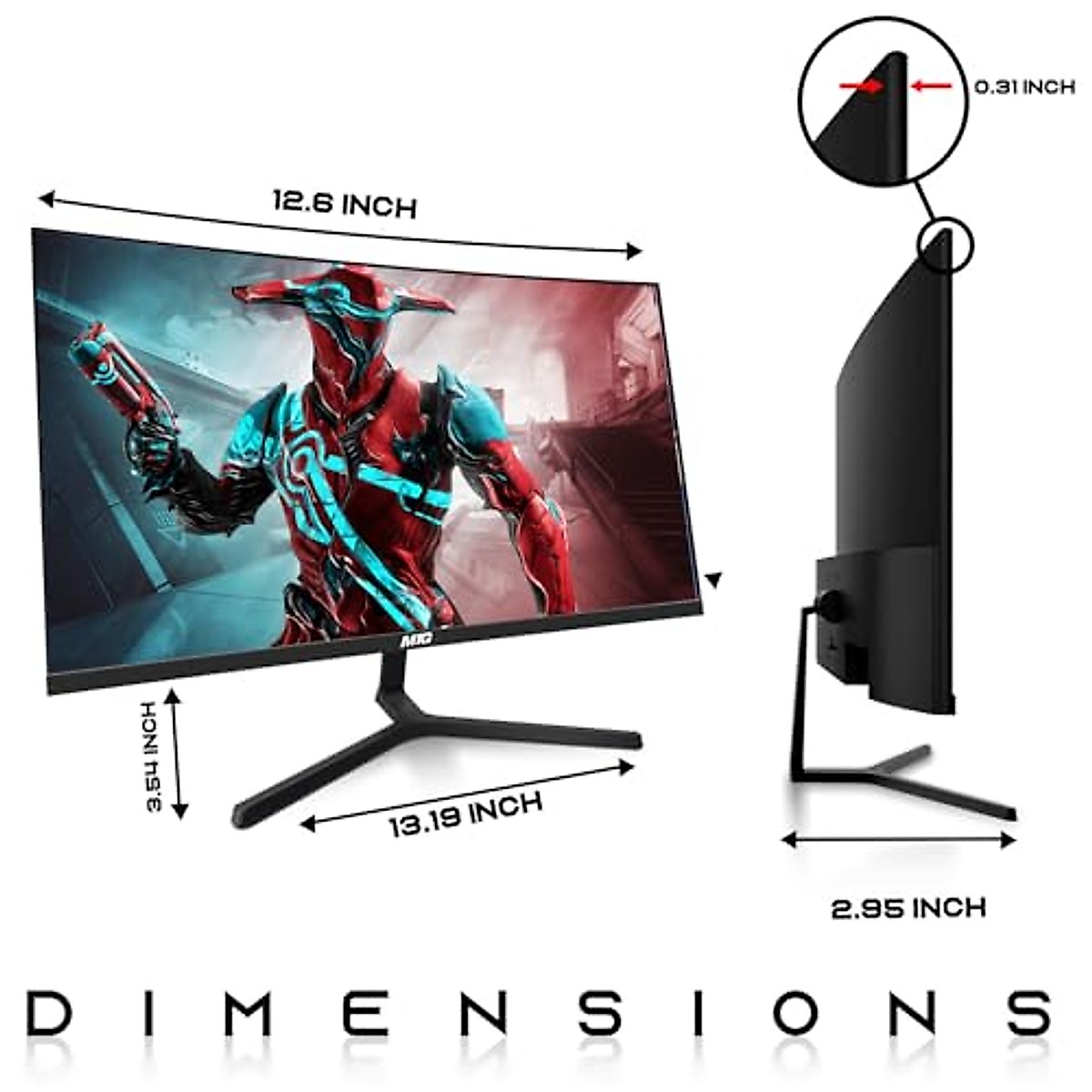 TechMagnet All in one Desktop Computer, Cheetah 6, Intel Core i5 6th Gen, 8GB DDR3, 480GB SSD, New Dual 24 inch Curved Display, Wireless Ergonomic Keyboard Mouse, Win 10 Pro (Renewed)