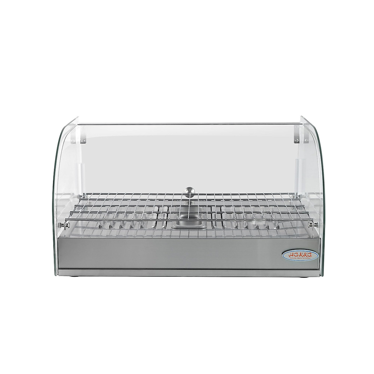 Hakka Commercial Food Warmer, 1-Tier Electric Showcase Pizza Warmer Countertop 25L Adjustable Tempreture Pastry Display Case for Buffet Restaurant Bakeshop Snack Bar