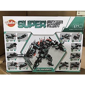 VATOS STEM Robot Building Toys, 577 PCS Construction Toys 25-in-1 STEM Toys for 6 Year Old Boys Creative Building Bricks Engineering Vehicles Blocks Kit for Kids Age 6 7 8 9 10 11 Year Old