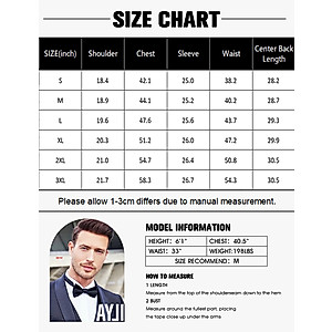 COOFANDY Men's Floral Party Dress Suit Stylish Dinner Jacket Wedding Blazer One Button Tuxdeo Black US S