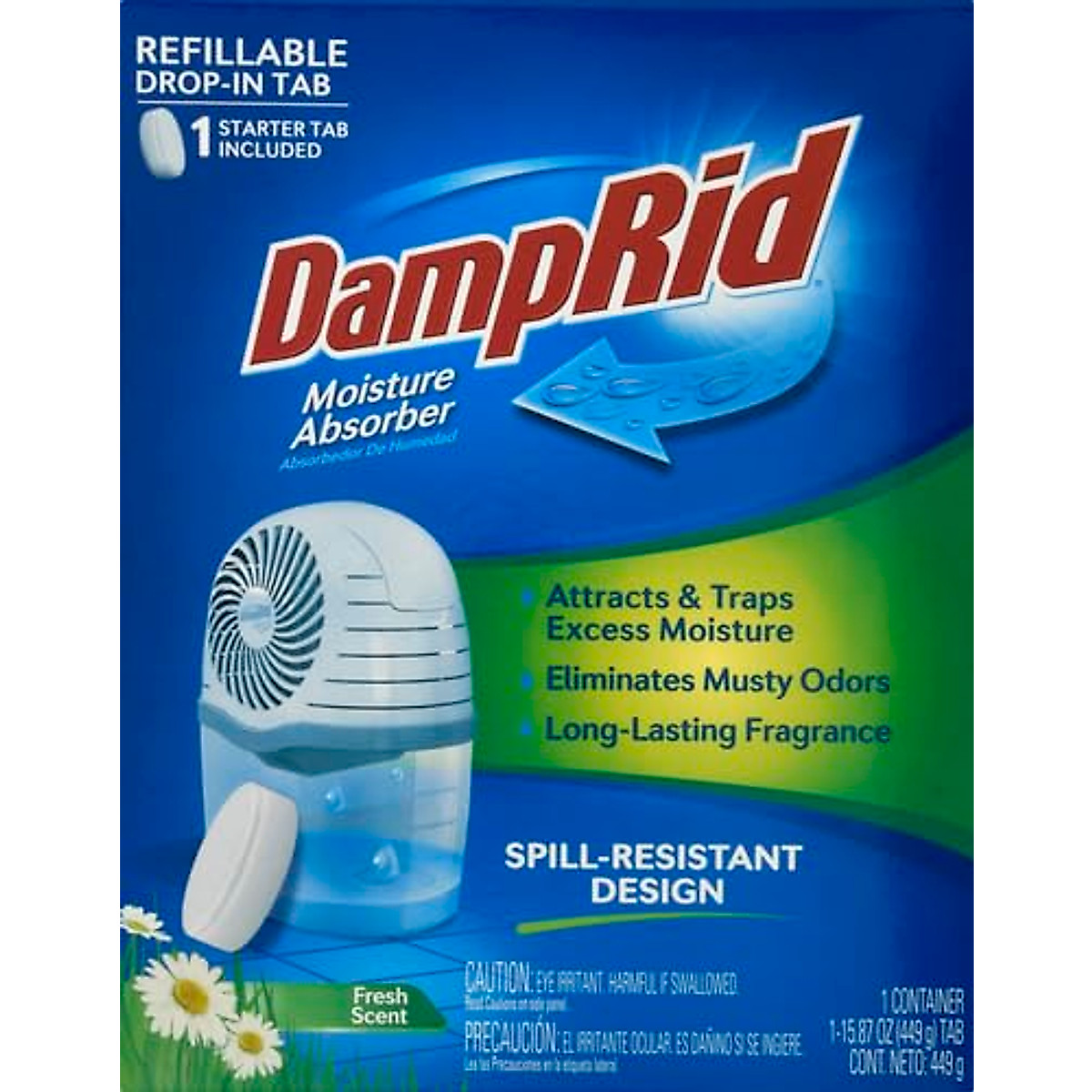 DampRid Fresh Scent Drop-In Tab Moisture Absorber Starter Kit