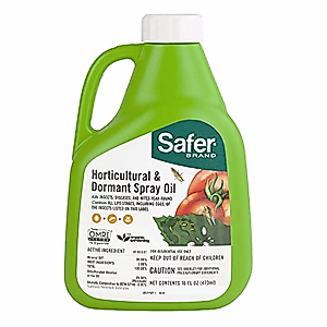 Safer Brand 5192-6, 16 oz Horticultural & Dormant Spray Oil Concentrate, 1 Pack, Green