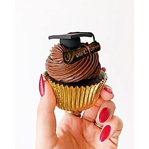 FantasyBear 3 Graduation Candy Mold,Grad Cap Diploma Mould Doctoral Cap Congrats Grad Congratulations Candy Jelly Chocolate Mould for Grad Party Cake Cupcake Topper Decoration