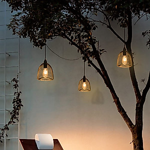 Solar Hanging Lantern, Outdoor Waterproof Solar Chandelier Pendant Lamp Lights Metal Hanging Lighting Decor for Bar Patio Yard Garden Porch Indoor Home (Solar Powered Auto On/Off )