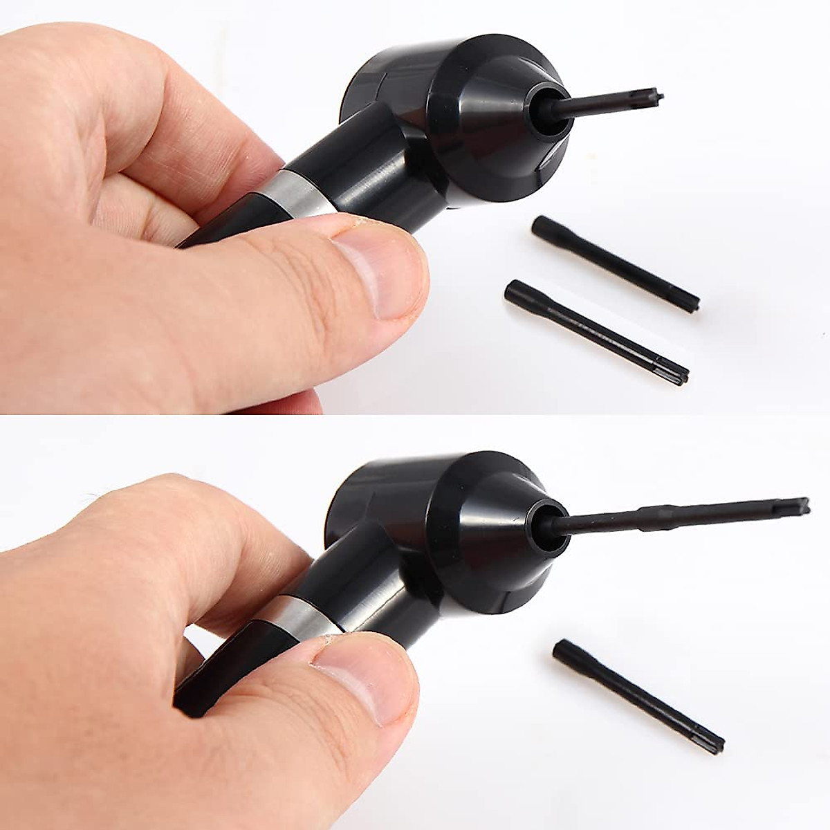 Ink Mixer Tattoo Pigment Mixer Machine with 100Pcs Mixing Sticks Eyebrow Color Makeup Tattoo Ink Pigment Black Electric Agitator Machine for Microblading Tattooing Supplies Tattoo Supply Tool