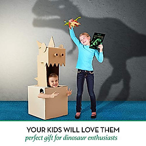 Dinosaur Wall Decals for Kids Room Glow in The Dark Stickers, Large Removable Vinyl Decor for Bedroom, Classroom - Birthday Christmas Gift for Girls Boys Grandkids Toddlers (Dino)