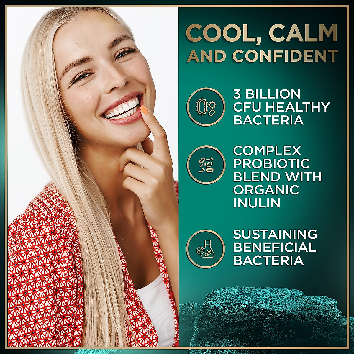 Oral Probiotics for Teeth, Bad Breath, Gum Health - 3bn CFU K12 Lactobacillus Paracasei, Salivarius Dental Probiotic - Best Breath Oral Probiotic Mints - 90 Fresh Breath Mint Dental Probiotics Tablets