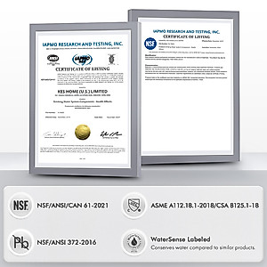 KES Black Bathroom Faucet Single Handle & Bathroom Sink Drain with Overflow, cUPC Certified Vanity Faucet with Pop Up Drain Stopper Stainless Steel Matte Black, L3156ALFF12-BK-C2