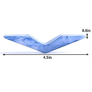 IBEQUEM 6Pcs Book Page Holders, Handmade Thumb Book Holder, Finger Book Holder for Reading, Light Weight Book Opener Tool Bookmark Reading Accessories for Teachers Book Lovers Literary Gifts