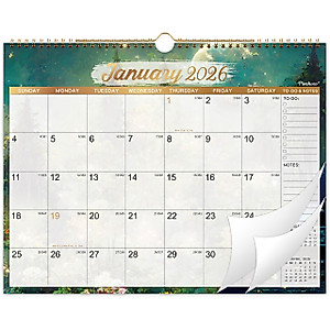2023-2024 wall Calendar - Calendar 2023-2024 with Julian Date, July 2023 - December 2024, Twin-Wire-Bound, 14.8”x 11.57”, Thick Paper Perfect for Organizing & Planning, 6 Different Background Patterns