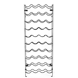 Sorbus Wine Rack Freestanding Floor - Wine Bottle Holder Holds 40 Bottles of Wine - 40 Bottle Capacity Wine Storage for Any Bar, Wine Cellar, Kitchen, Dining Room