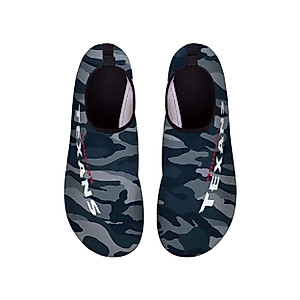 FOCO Men's Yoga Gym Aqua Shoes Houston Texans NFL Camo Water Sock-L, Team Color, Large 11/12