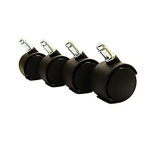 Chromcraft Casters in Brown (Set of 24)