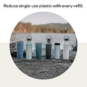 Corkcicle Classic Triple Insulated Coffee Mug with Lid, Dune, 24 oz – Stainless Steel Travel Tumbler Keeps Beverages Cold 9+hrs, Hot 3hrs – Cupholder Friendly Travel Coffee Tumbler