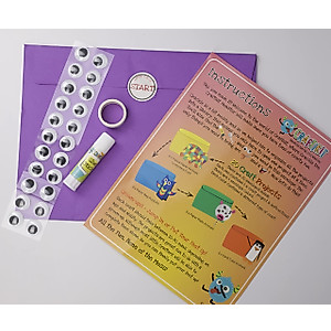 Craftikit® 20 Award-Winning Toddler Arts and Crafts for Kids Ages 4-8 years, All-Inclusive Animal Craft Kits, Fun Toddler Crafts Box for Girls, Boys, Organized Preschool Art Supplies and Projects