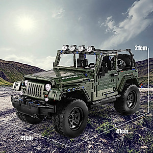 Mould King 13124 Off-Road Vehicle Building Kits, MOC Building Blocks Set Model to Build, Gift Toy for Kids Age 8+ /Adult Collections Enthusiasts(2096 Pieces, Static Versionl)