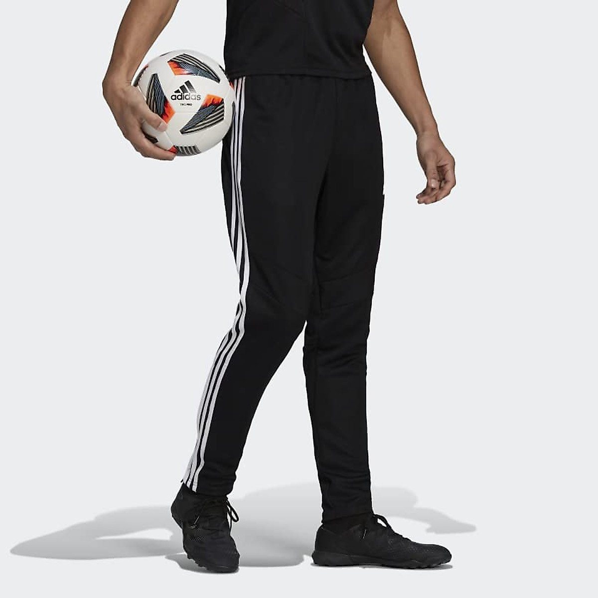 adidas Men's Tiro 19 Pants, Black/White, Medium