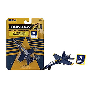 Daron Worldwide Trading Runway24 F/A-18 Angels No Runway Vehicle, Blue
