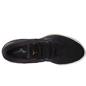 Mizuno Men's Wave Sky 6 Running Shoe, Black/Tradewinds, 10