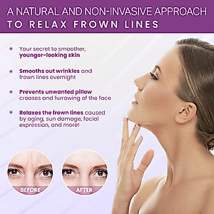 Furlesse Elevens Wrinkle Patches, Overnight Wrinkle Patches for Frown Lines, Non-Invasive Anti-Wrinkle Patches, Anti-Aging Skincare, 30 Patches, 30-Day Use