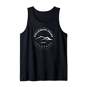 Collegiate Peaks Colorado 14er - Bluebird Mountain Hike Tank Top