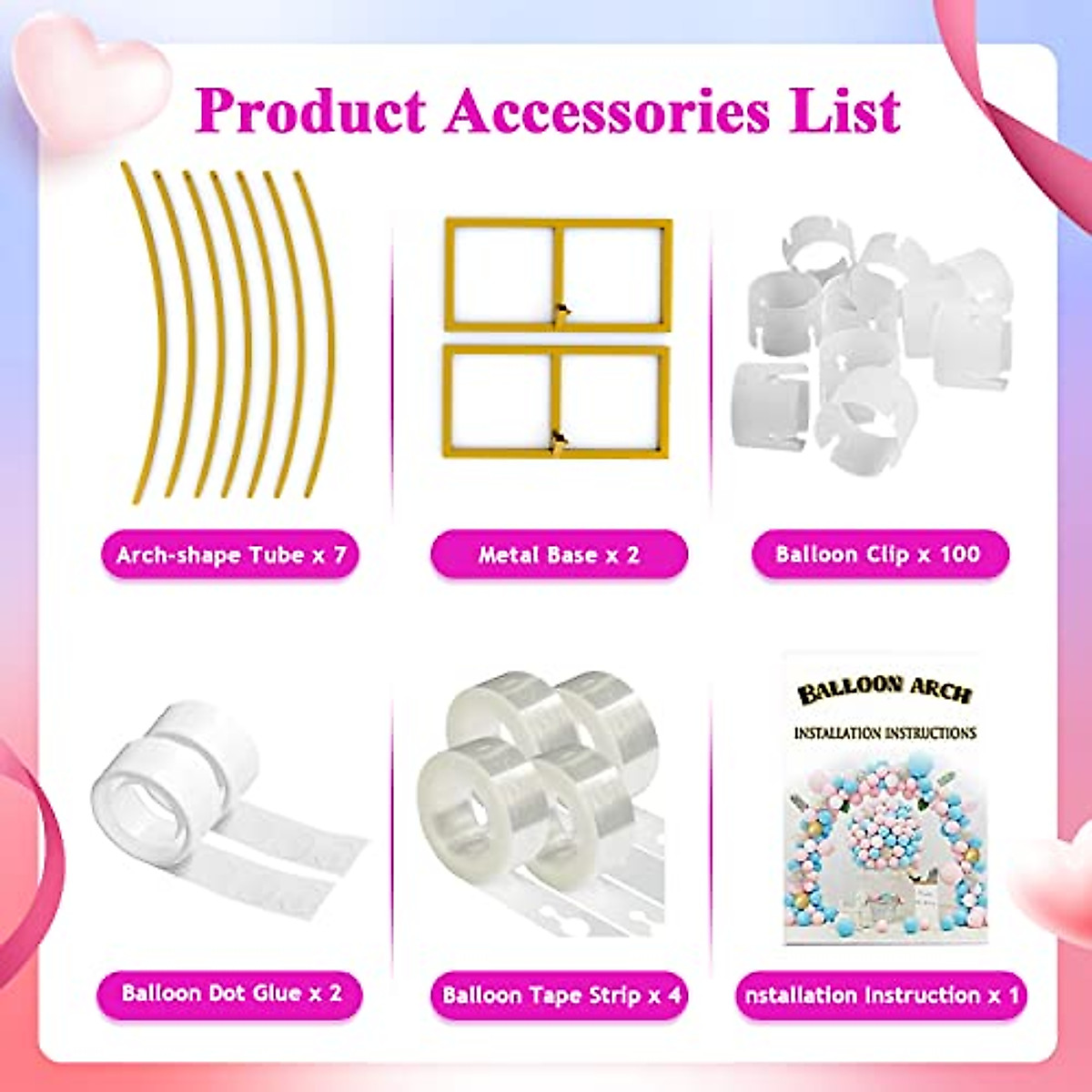 Fomcet 9.2FT Large Round Backdrop Stand Gold Metal Circle Wedding Balloon Arch Frame for Wedding Ceremony Anniversary Birthday Party Baby Shower Photo Background Decoration