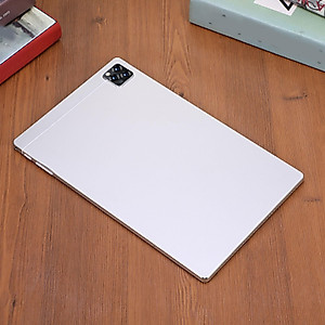 Acogedor 10 Inch Tablet, Tablet for Android 10.1, 10inch 2560x1600 HD High Definition Screen, 6GB 128GB 5G WiFi, MTK6750 Chip, Multiple Networks (Silver)