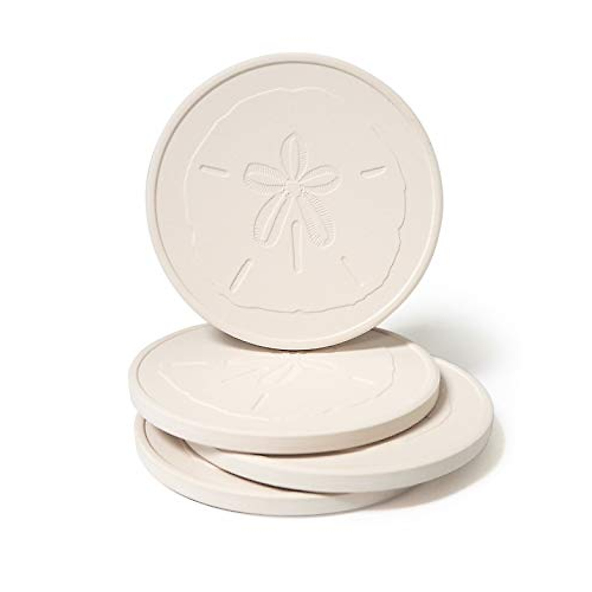 CoasterStone Absorbent Sand Dollar Drink Coasters