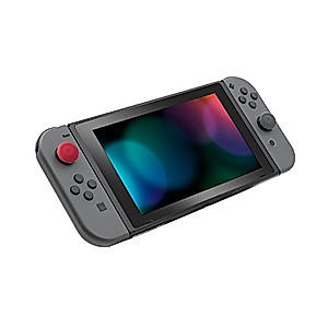 Snakebyte Tough Kit - Accessory Set Including Rubber Hard Case H9 Glass Protector Cleaning Cloth Thumb Grips Game Hard Case for Nintendo Switch - Black - Nintendo Switch