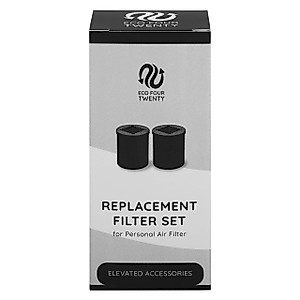 Set of 2 Replacement Filters For Eco Four Twenty Personal Air Filter