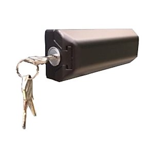 Milenco MIL-0536 Van Door Lock - Black, Twin Pack with 3 Keys