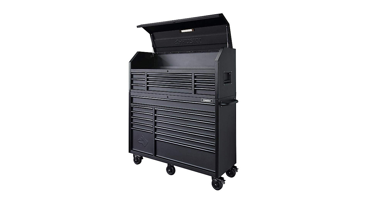 Husky 56in 23-Drawer Heavy Duty Tool Chest & Cabinet Set