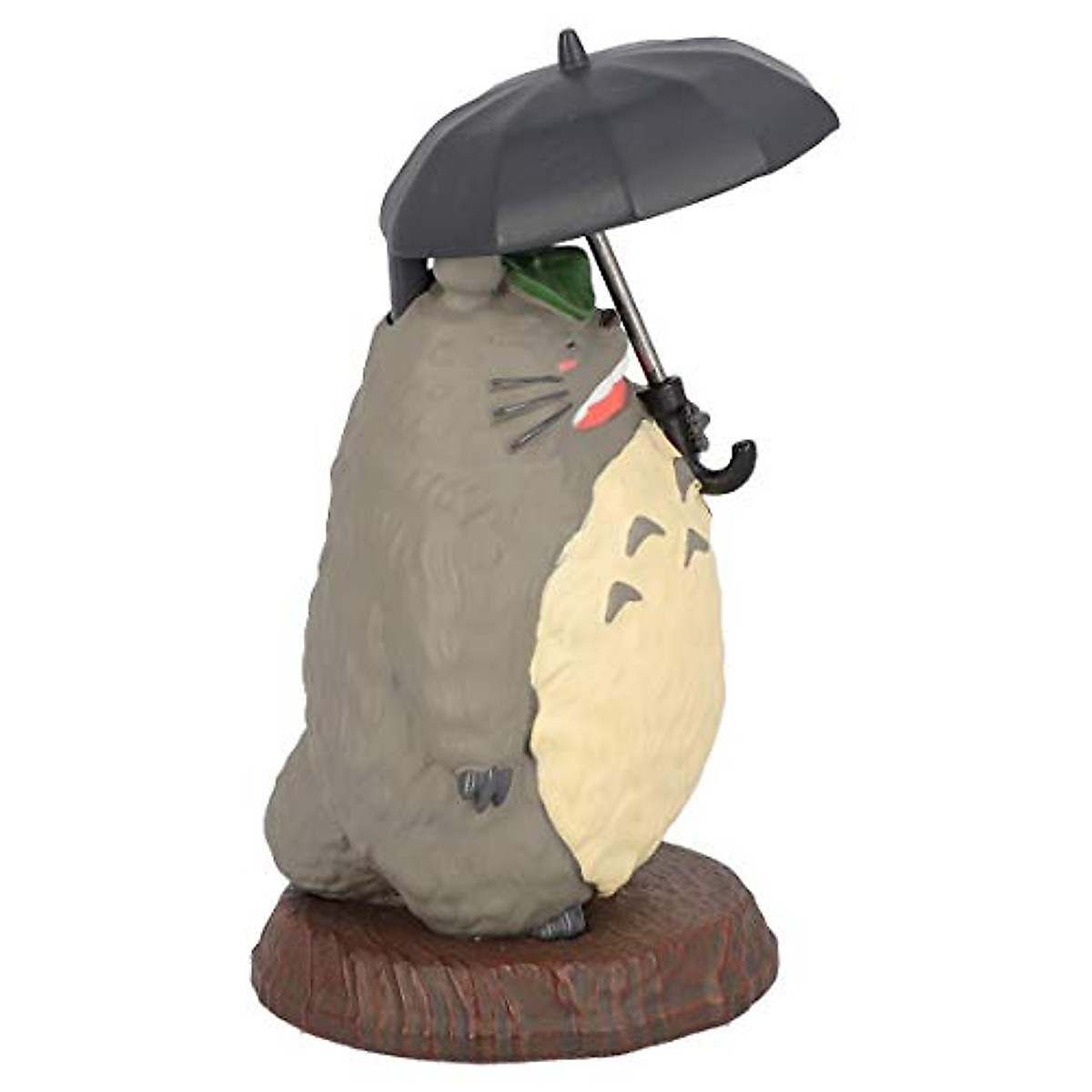 Studio Ghibli via Bluefin Benelic Totoro Holding Umbrella Paper Clip Holder - My Neighbor Totoro - Official Studio Ghibli Merchandise, Gray, 4 inches