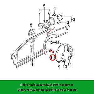 OAUTOO 20pcs M6.3-1.81 x 16mm (#14 x 41/64”) Hex Head screw for GM 11509371