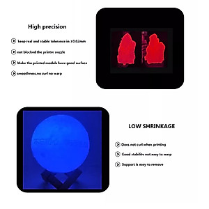 Glow in The Dark Blue PLA Filament, Luminous PLA, Long Time Light,Diameter 1.75mm,N.W. 1kg(2.2 lbs), Fit Most FDM 3D Printer