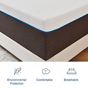 JINGWEI King Size Mattress, 14 Inch Gel Memory Foam King Mattress for Cooling Sleep & Pressure Relief, Medium Soft with Motion Isolation, 76 X 80 X 14 inches