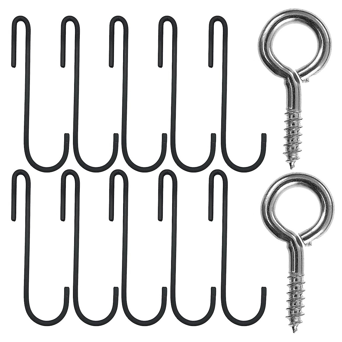 Sorbus® Pot and Pan Rack for Ceiling with Hooks — Decorative Oval Mounted Storage Rack — Multi-Purpose Organizer for Home, Restaurant, Kitchen Cookware, Utensils, Books, Household (Hanging Chrome)