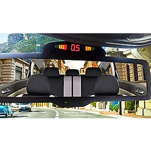New 4 Parking Sensors LED Display Car Reverse Backup Radar System